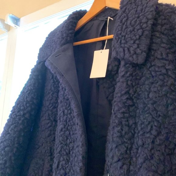 COS | Jackets & Coats | Cos Faux Shearling Cocoon Coat | Poshmark